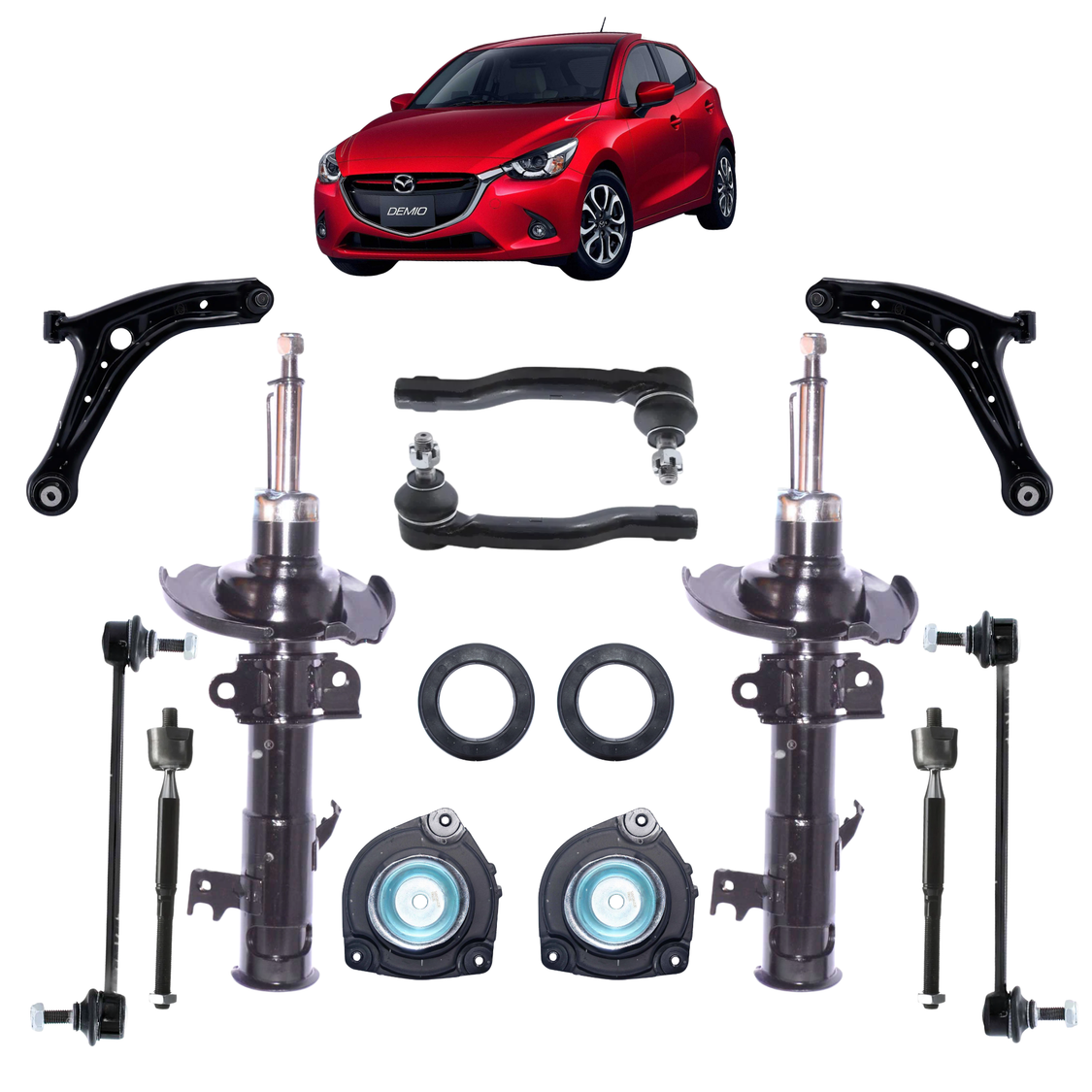 KIT DE SUSPENSIÓN MAZDA 2 2008-2015 – Comercial Alizer